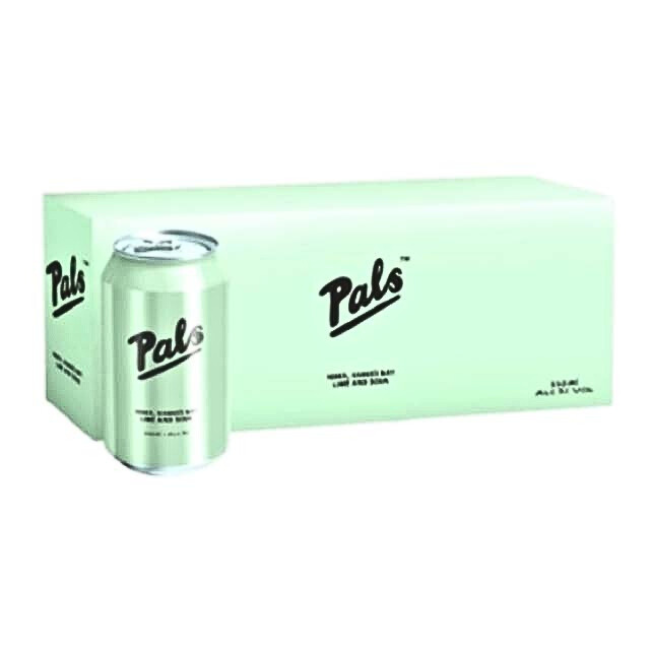 Pals Vodka, Hawke's Bay Lime & Soda RTD 10 x 330ml Cans – Mount Wine Barrel